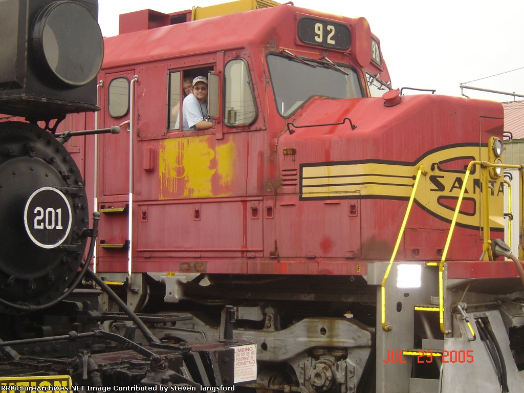 ATSF engine # 92